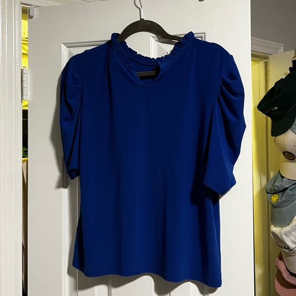 Tops | Royal Blue Business Casual Top | Poshmark